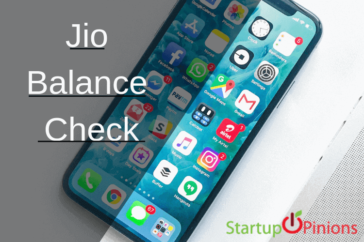 How to Check Jio Balance Online, Tariff Plan, Validity, Data Usage